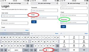 Web Forms and Mobile Keyboards - Point Clear Media